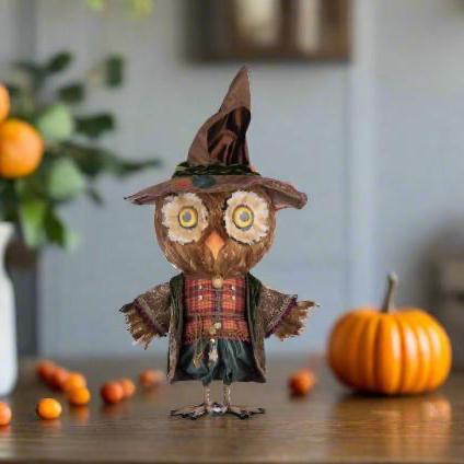 28-428158 Ozzy The Owl Candy Container Katherines Collection Broomstick ...