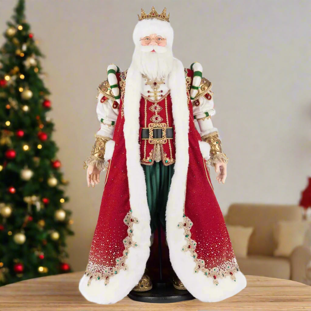 28-528800 Katherine’s Collection King Christian Claus of the North Pole ...