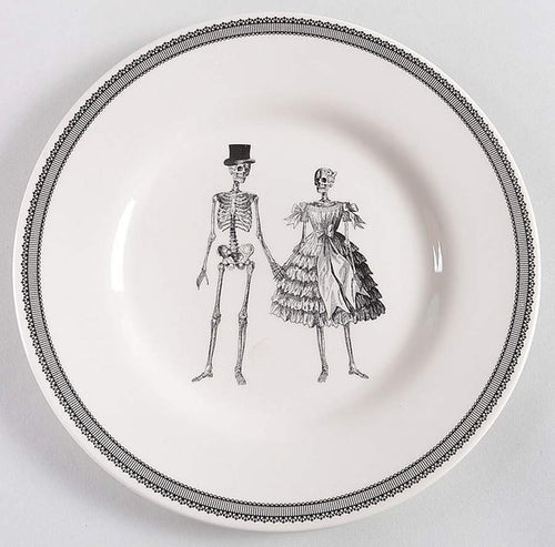 Royal Stafford Skeleton Dinnerware Dinner Salad Plates Cereal Bowls ...